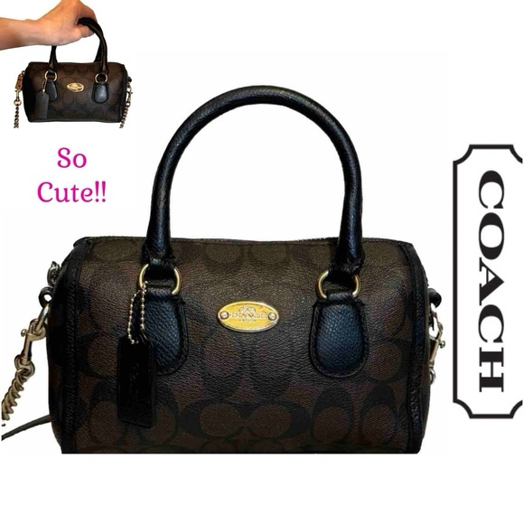 Coach | Bags | Coach Signature Mini Baby Bennett Satche Euc | Poshmark